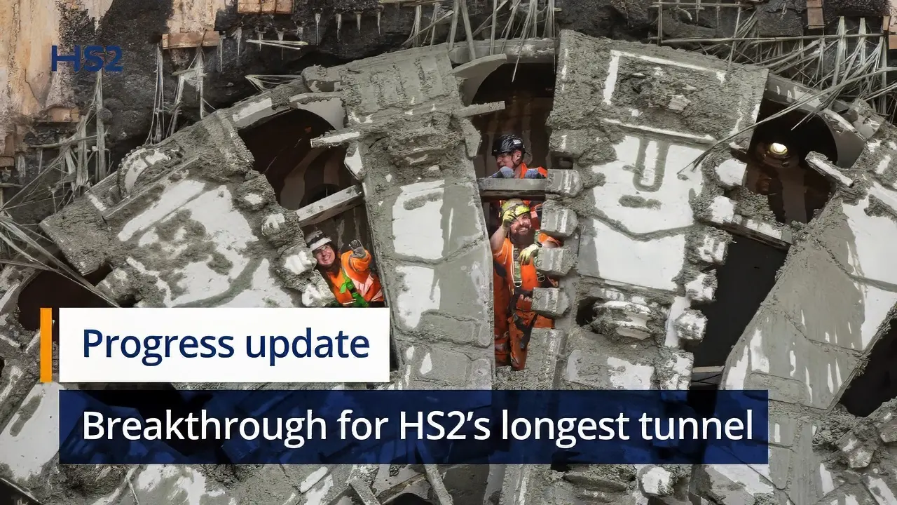 Historic breakthrough for HS2’s longest tunnel - RAMS boards USA