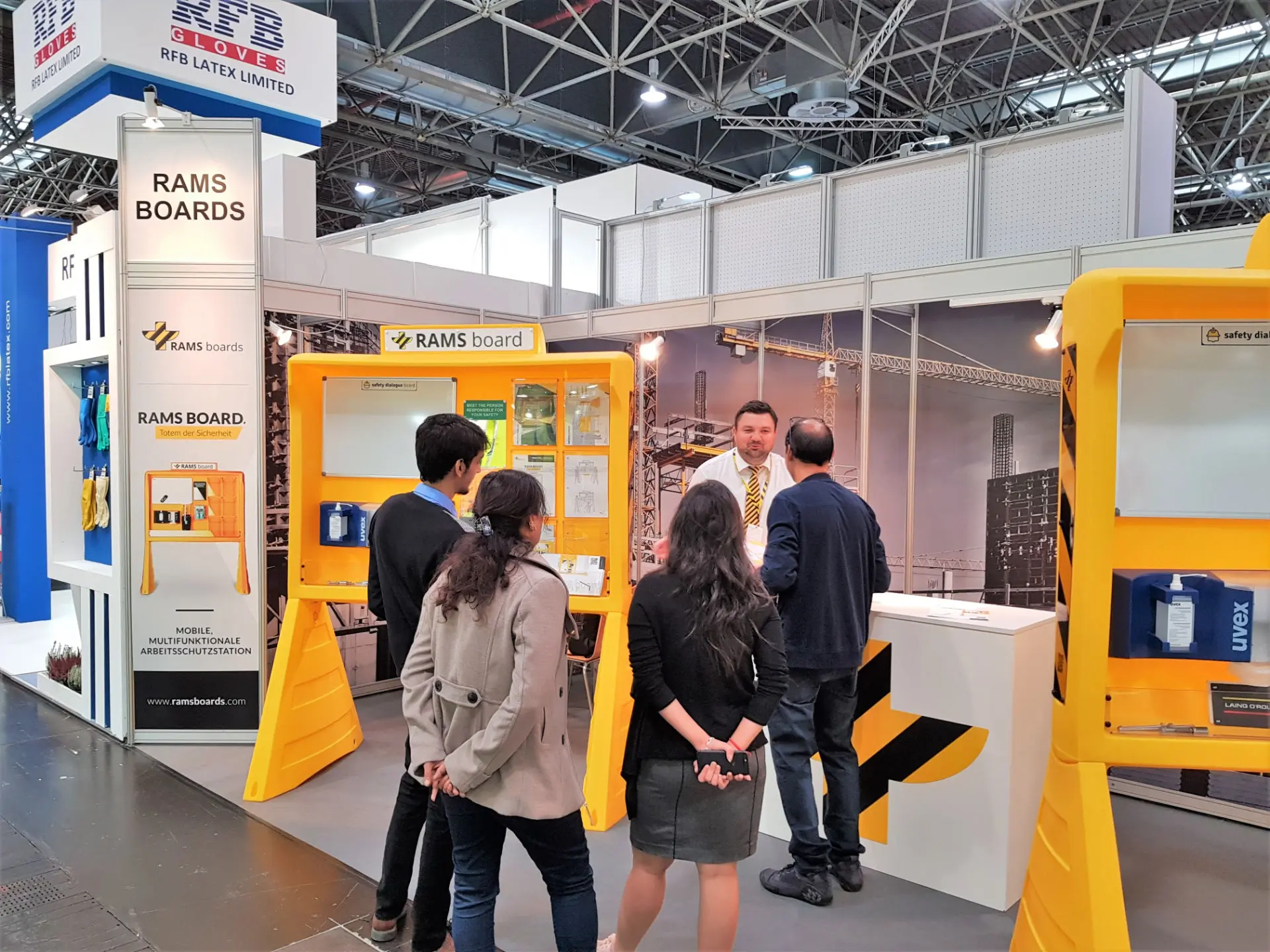 Offices, exhibitions and venues - RAMS boards UK